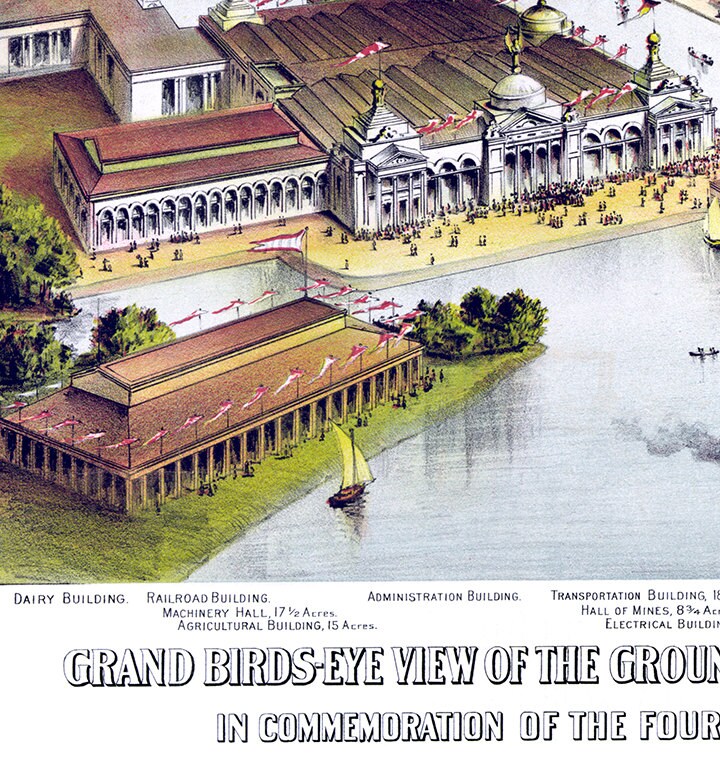 Great Columbian Exposition at Chicago Illinois 1892-3 in - Etsy