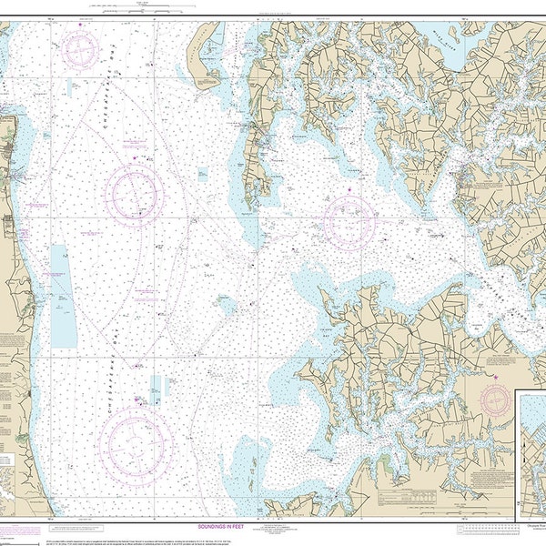 Choptank River Chart - Etsy