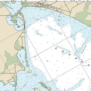 Nautical Charts of Carlos Bay to Redfish Bay Including Copano Bay ...