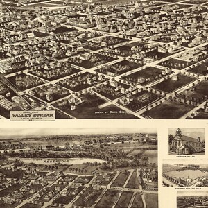 Valley Stream, Nassau County. Long Island New York NY 1924. Hughes ...