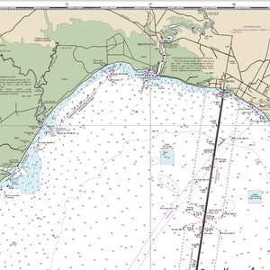 NOAA Nautical Charts of Lakes Pontchartrain and Maurepas 11369 ...