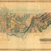 Map of Tennessee, 1826. Restoration Hardware Home Deco Style Old Wall ...