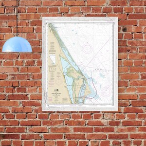 NOAA Nautical Charts of Ponce De Leon Inlet to Cape Canaveral, Florida ...