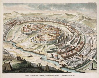 Medieval World Map Jerusalem in the Center Whole World Looked - Etsy