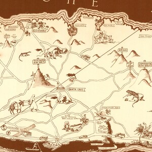 Map of Aruba. Home Deco Style Old Wall Vintage Reproduction - Etsy