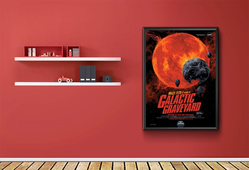 Galactic Graveyard. 2020 NASA Galaxy of Horrors Reproduction - Etsy