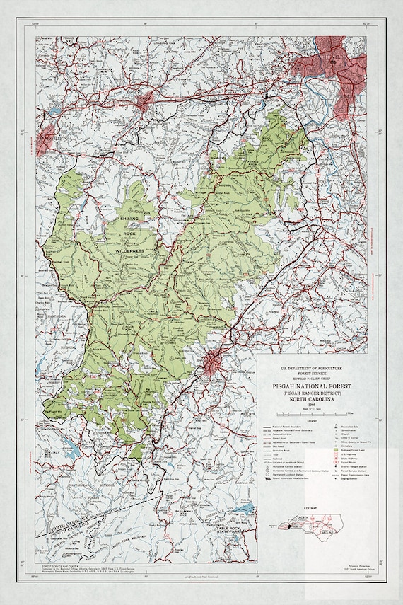 Pisgah National Forest Map