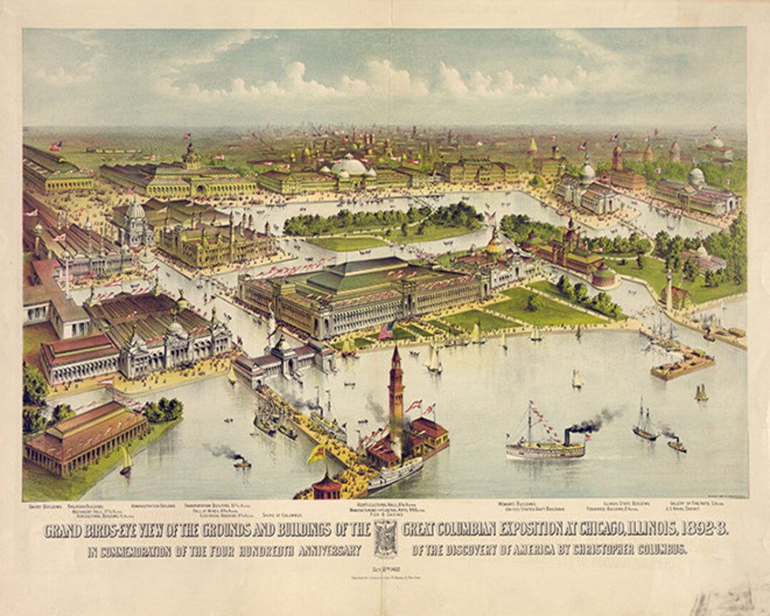 Great Columbian Exposition at Chicago, Illinois, 1892-3 in ...