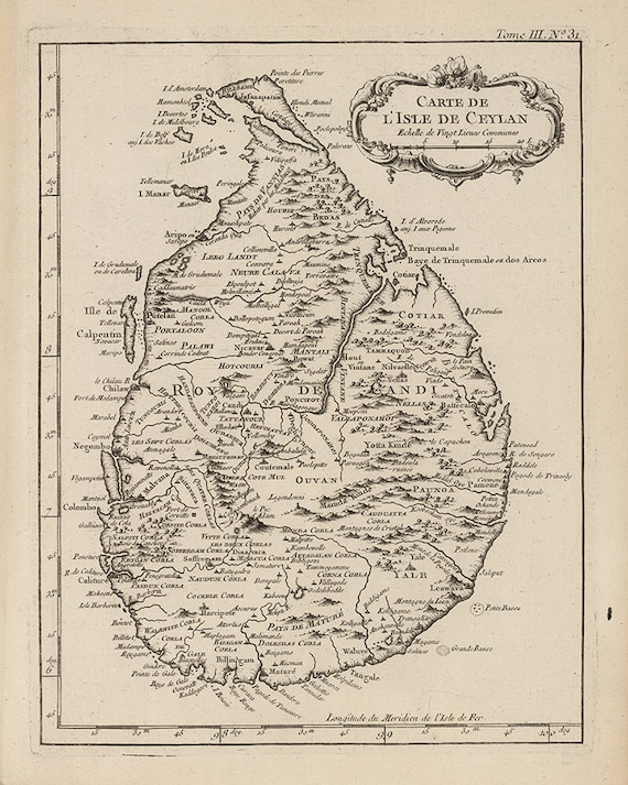 Ceylon Map