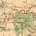 Map of Arizona, 1876. Vintage Restoration Hardware Home Deco Style Old ...