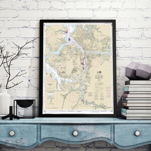 Nautical Charts of Norfolk Harbor and Elizabeth River, Virginia 12253 ...