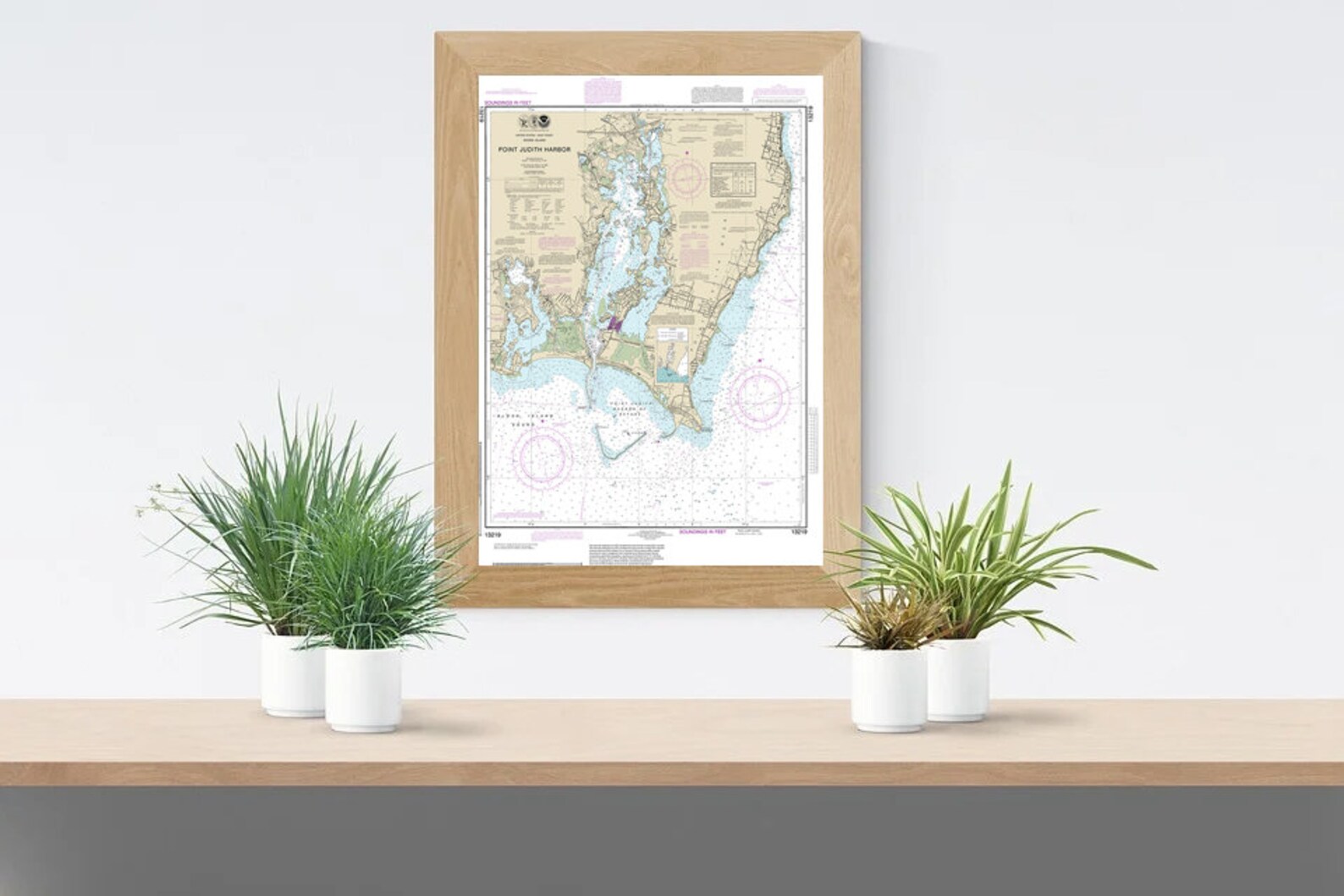 Nautical Charts of Point Judith Harbor 13219 Rhode Island Narragansett ...