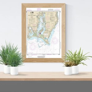 Nautical Charts of Point Judith Harbor 13219 Rhode Island Narragansett ...