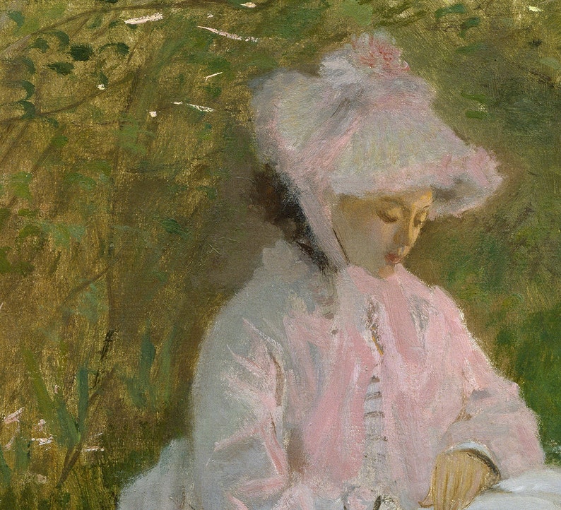 Springtime. Claude Monet 1872. Restoration Hardware Home Deco - Etsy