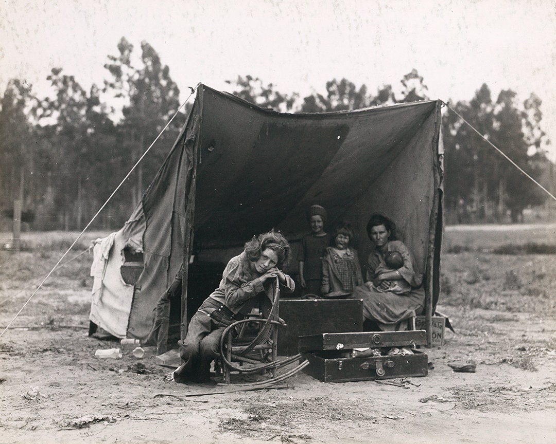 Migrant Mother, Florence Owens Thompson by Dorothea Lange Great ...