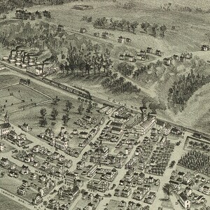 Map of Monaca, Beaver Co., Pennsylvania, PA 1900. Restoration Hardware ...