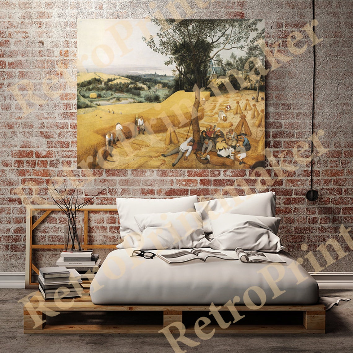 The Harvesters Pieter Bruegel the Elder 1565. Restoration - Etsy