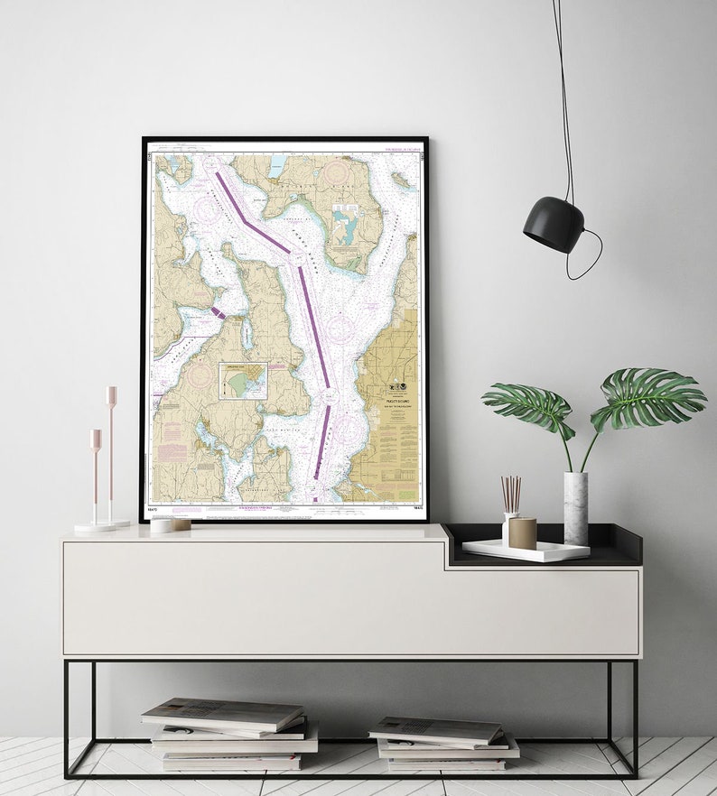 Puget Sound Oak Bay to Shilshole Bay Map – NOAA Nautical Chart 18473 ...