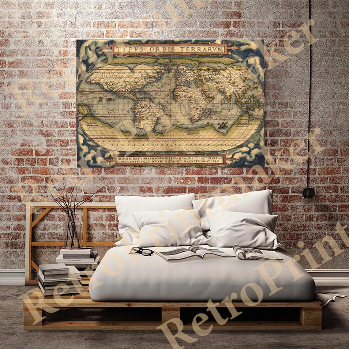 First Modern Atlas Created by Abraham Ortelius in 1570. - Etsy