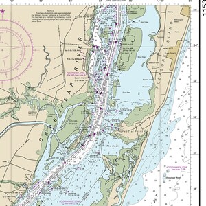 Nautical Charts of Cape Fear River to Wilmington, North Caroline. 11537 ...