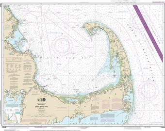 CAPE COD BAY, Massachusetts 2013 Nautical Chart - Etsy