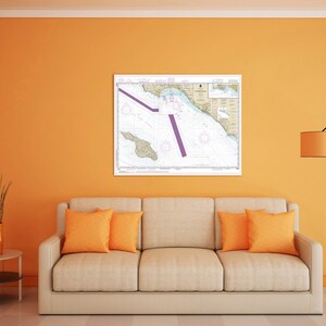 NOAA Nautical Charts San Pedro Channel, Dana Point Harbor, California ...