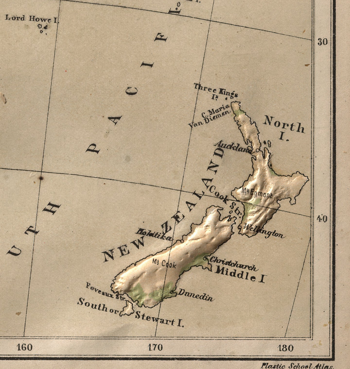 Map of Australia 1880 Home Deco Style Old Wall Vintage - Etsy Sweden