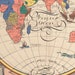 The New Map of the World. 1928. Vintage Restoration Hardware Home Deco ...
