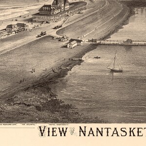 Map of Nantasket Beach, Massachusetts. 1879. Giclée Map Reproduction - Etsy