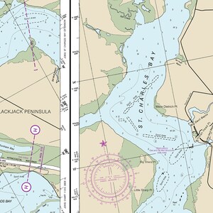 Nautical Charts of Carlos Bay to Redfish Bay Including Copano Bay ...