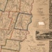 Map of Windham County, Vermont, VT 1856. Vintage Restoration Hardware ...