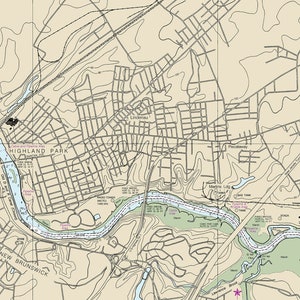 Nautical Chart of Raritan River Raritan Bay to New Brunswick. 12332 ...