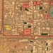 The Historic Map of Peiping beijing, China, 1914. Vintage Restoration ...