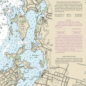 Nautical Charts of Point Judith Harbor 13219 Rhode Island Narragansett ...