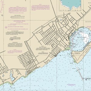 NOAA Nautical Charts of Raritan Bay and Southern Part of Arthur Kill ...