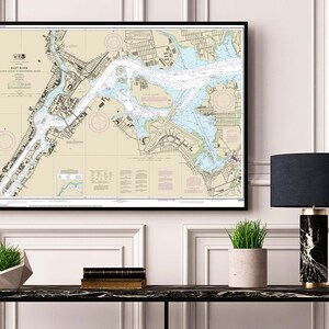 NOAA Nautical Charts of East River Tallman Island Queensboro Bridge ...