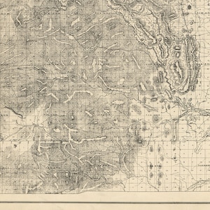 Map of the Larimer County, Colorado, 1883. Vintage Restoration Hardware ...