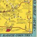 Map of the Red Lodge Cooke Highway. Vintage Home Deco Style - Etsy