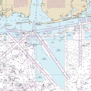 NOAA Nautical Charts Cape St. George to Mississippi Passes 11360 Gulf ...