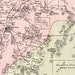 Map of Jack County, Texas, TX ... 1876. Shows Ownership. Vintage ...