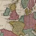 Map of Europe 1665. Restoration Hardware Home Deco Style Old - Etsy