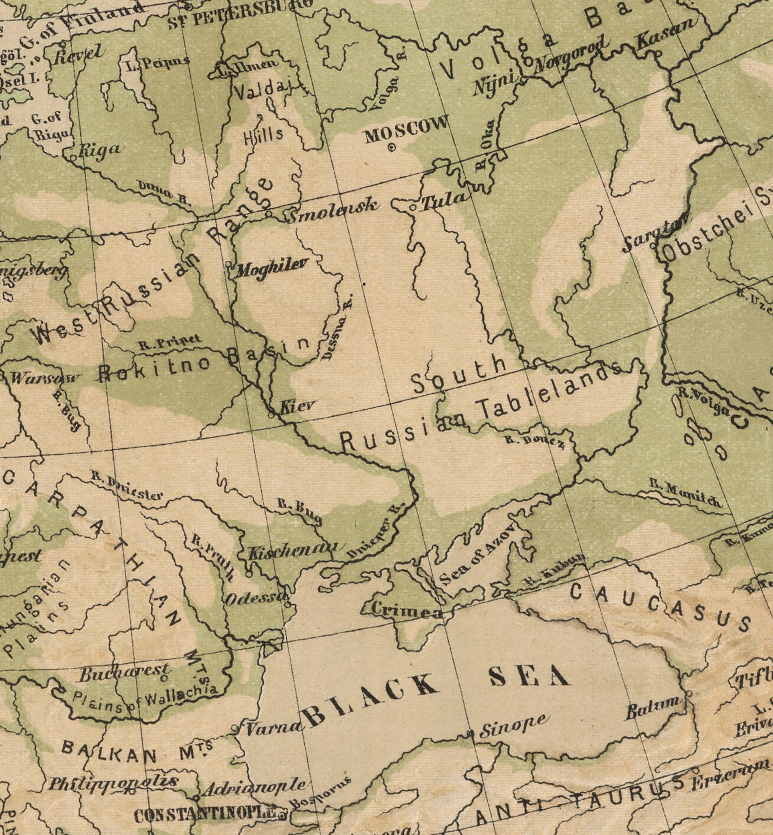 Map of Europe 1880. Vintage Home Deco Style Old Wall - Etsy