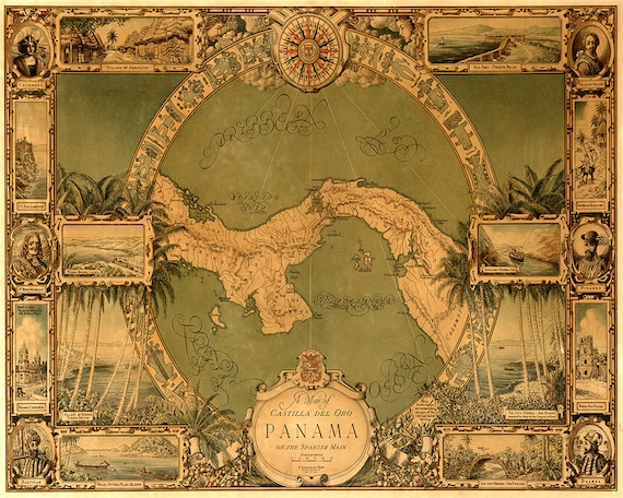 Printable Map Of Panama