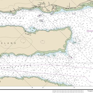 NOAA Nautical Charts of Tongass Narrows 17430, Alaska. Reproduction Map ...