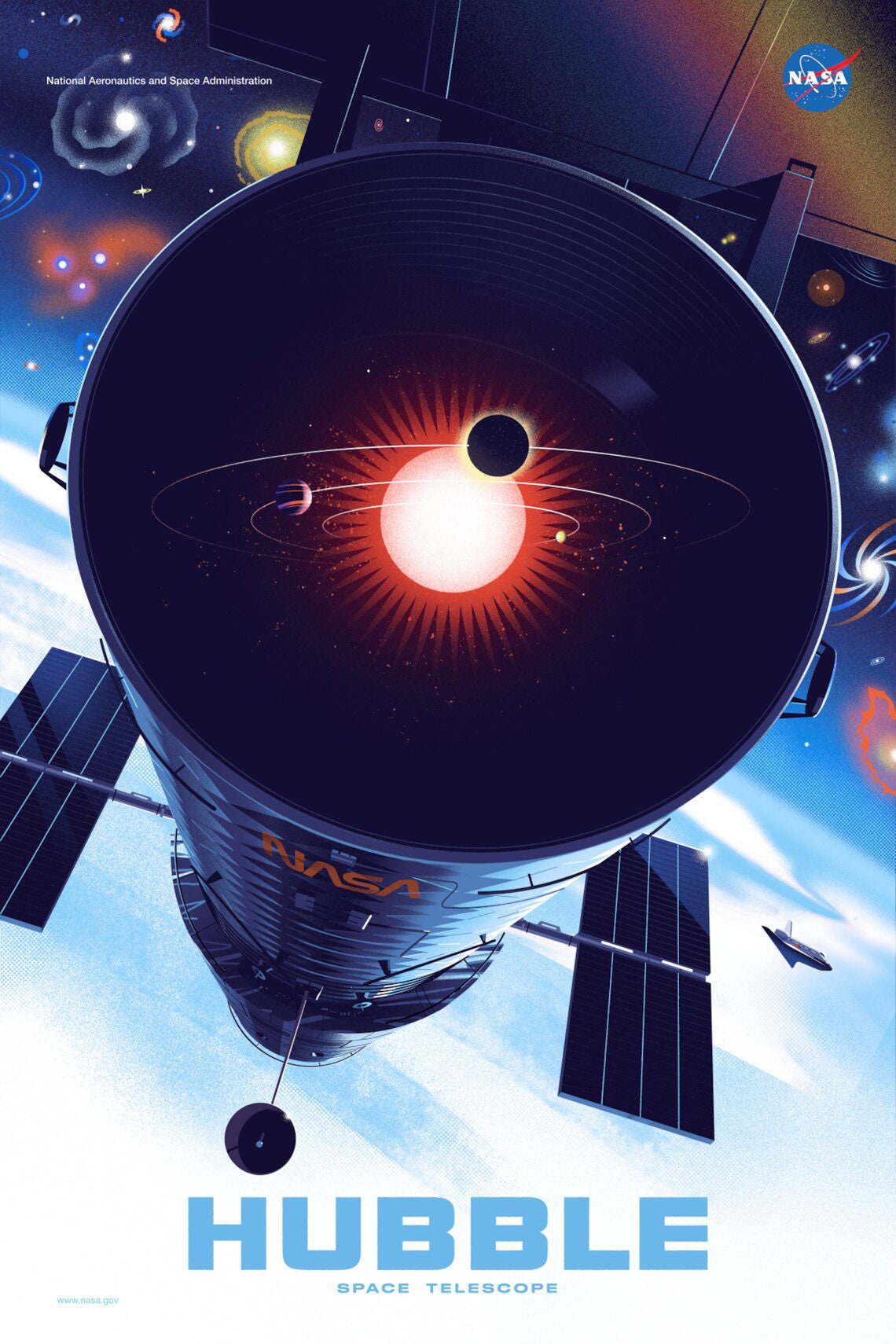 Complete 13x19 Set NASA Posters: Space Telescope Poster - Etsy