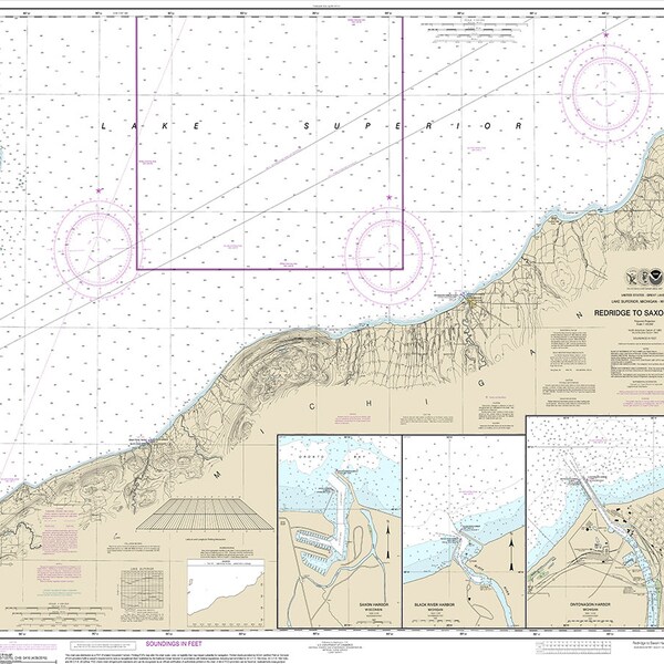 Union River Bay Nautical Chart - Etsy