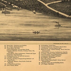 Map of Wolfeborough in Lake Winnipesaukee, NH New Hampshire. 1903 ...