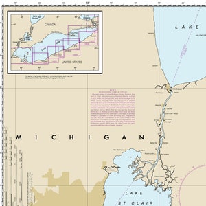 Nautical Charts of Lake Erie. Great Lakes. Lake Ontario. Lake Simcoe ...