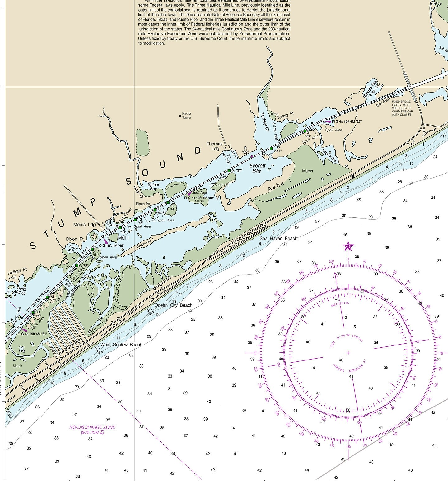 Nautical Charts of New River in North Carolina. 11542 Morgan | Etsy