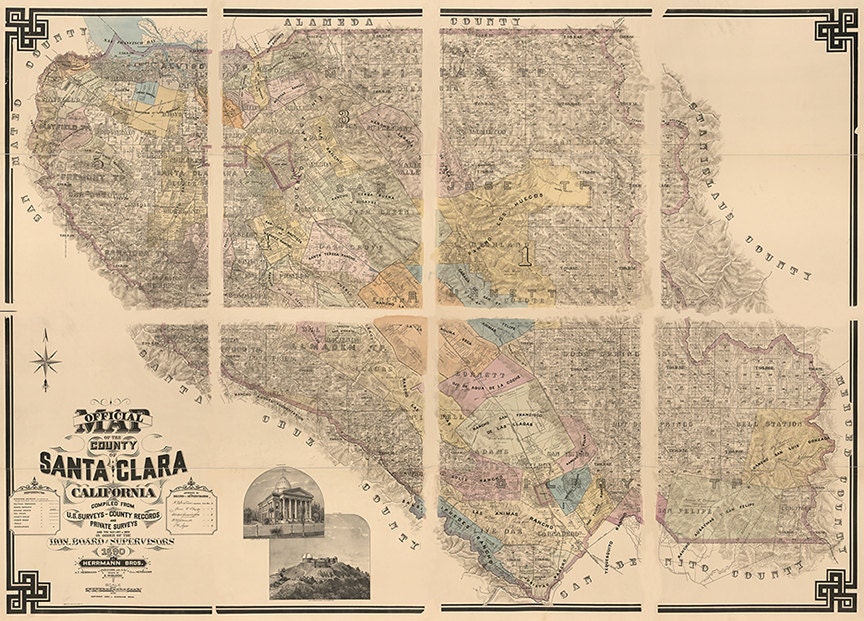Santa Clara Map California